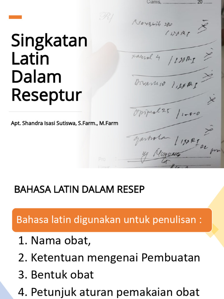 Singkatan dan Penulisan Bahasa Latin | PDF