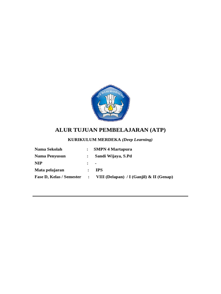 ATP IPS Kelas 8: Deep Learning 2025 | PDF