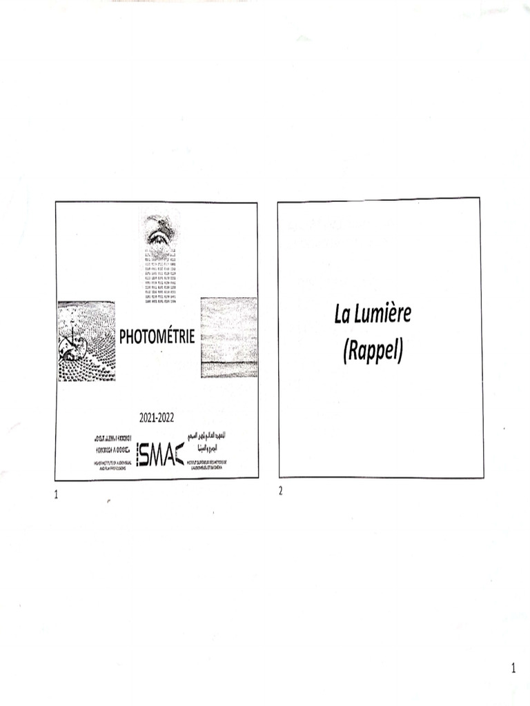 Photometrie S2 | PDF