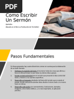 Formato de Bosquejo para Predicar Un Sermón | PDF | Sermón | Salmos