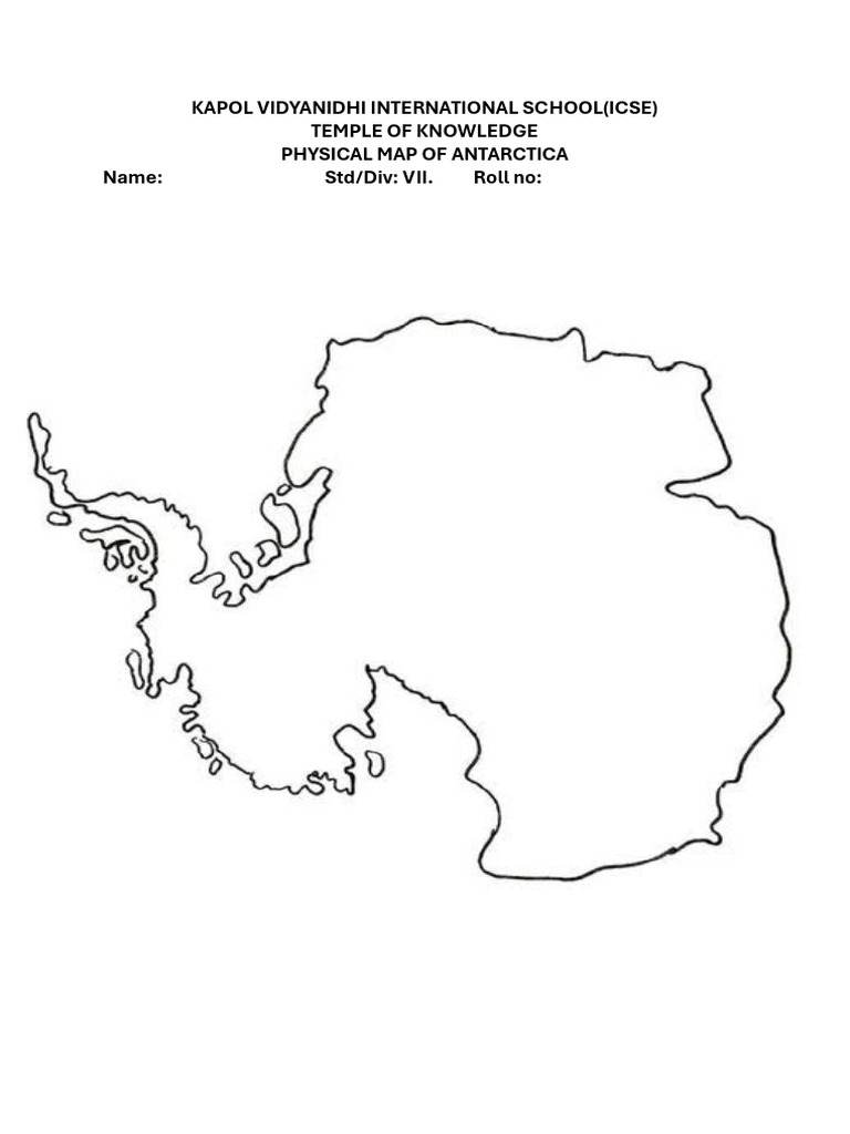 Map of Antarctica | PDF