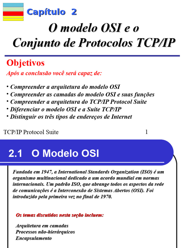 Diferenças entre Modelos OSI e TCP/IP | PDF | Suíte de protocolo de ...