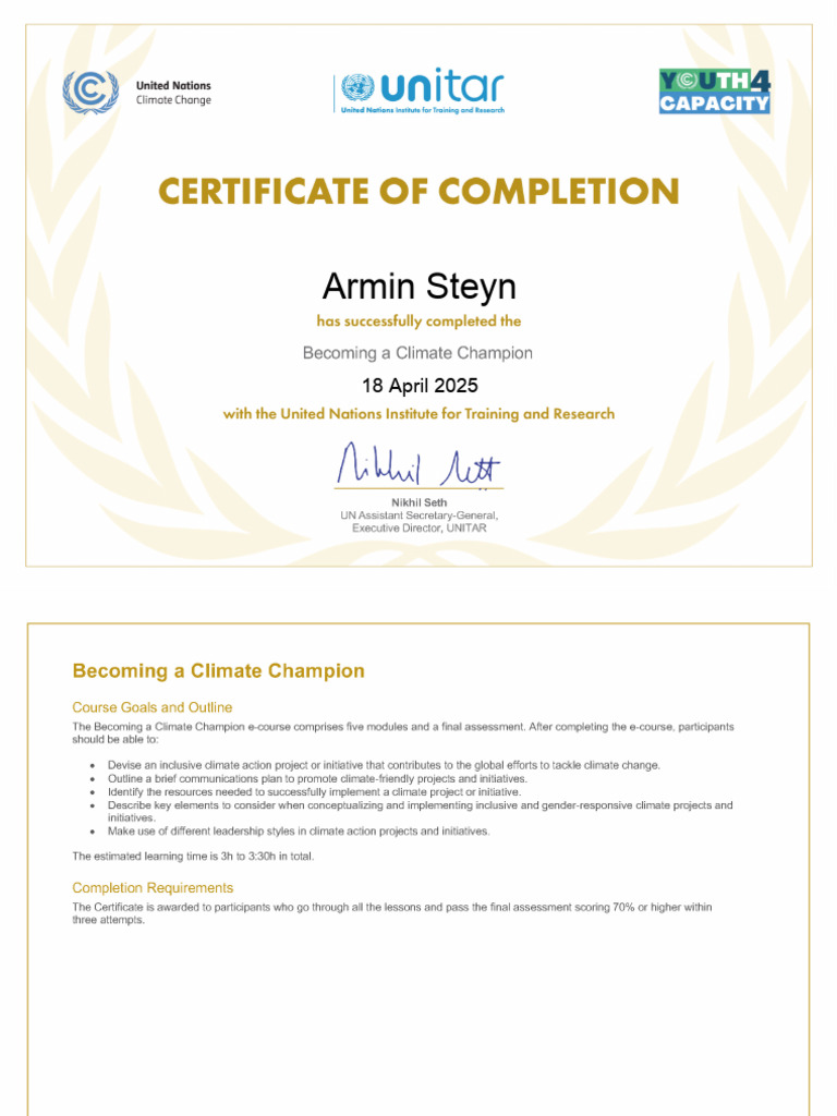 Certificate of Completion | PDF