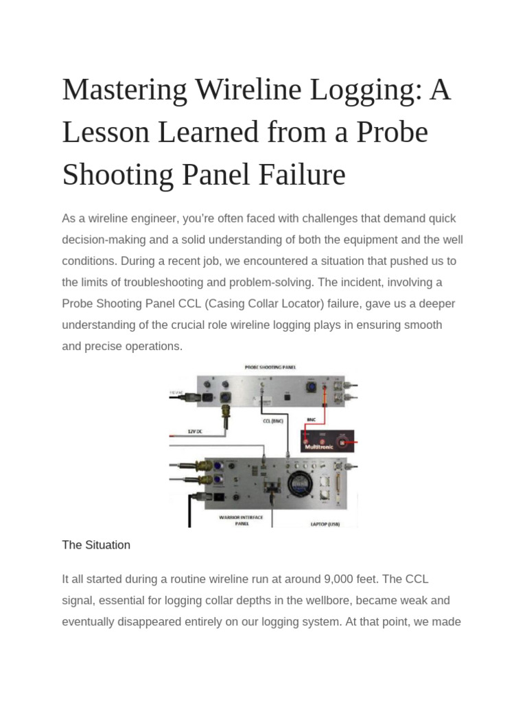 Mastering Wireline Logging | PDF