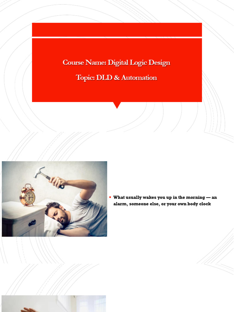 DLD Lecture 13 Automation | PDF | Automation | Artificial Intelligence