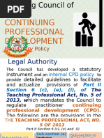 CPD Form | PDF | Lecture | Professional Development