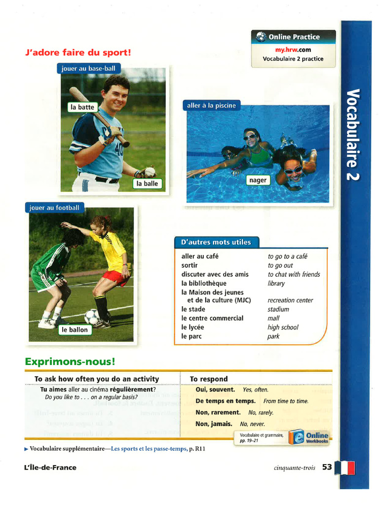 French 1A Pages 73 | PDF