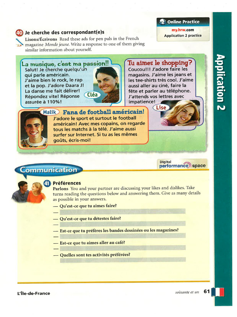 French 1A Pages 81 | PDF