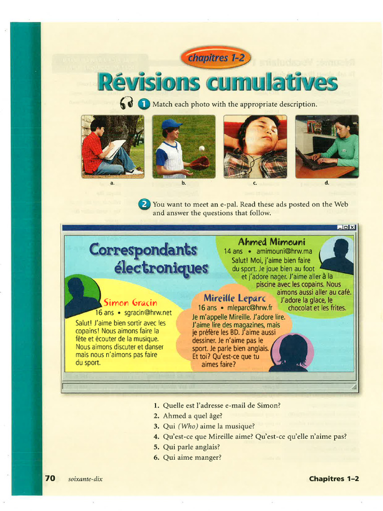 French 1A Pages 90 | PDF