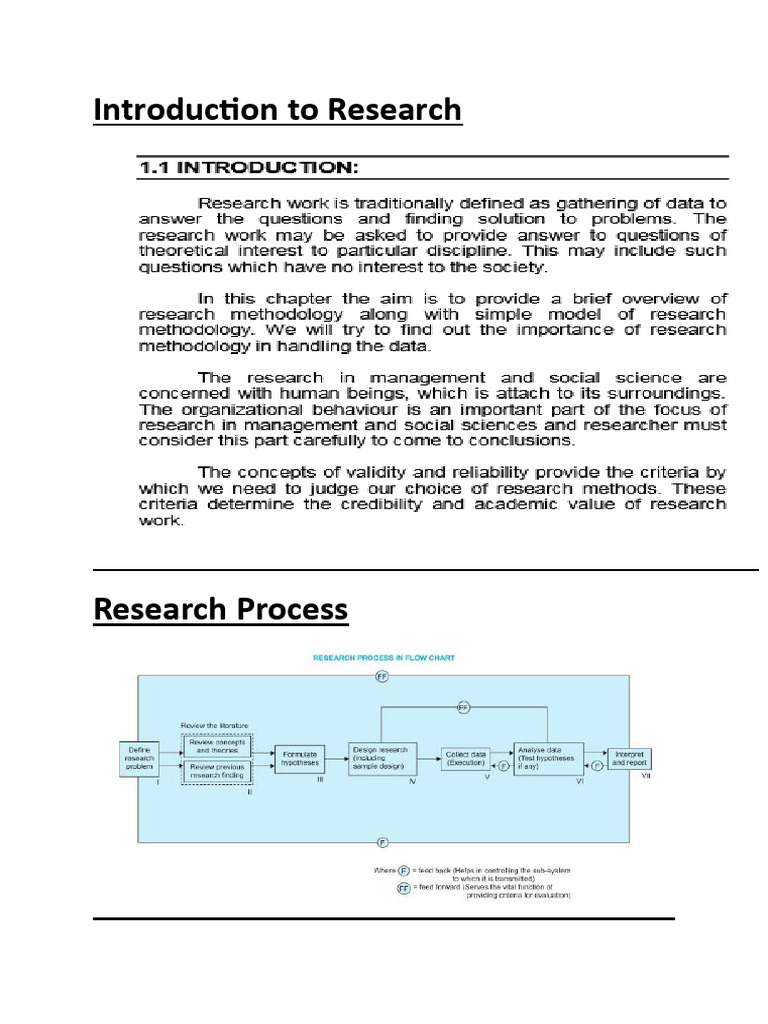 Introduction To Research | PDF