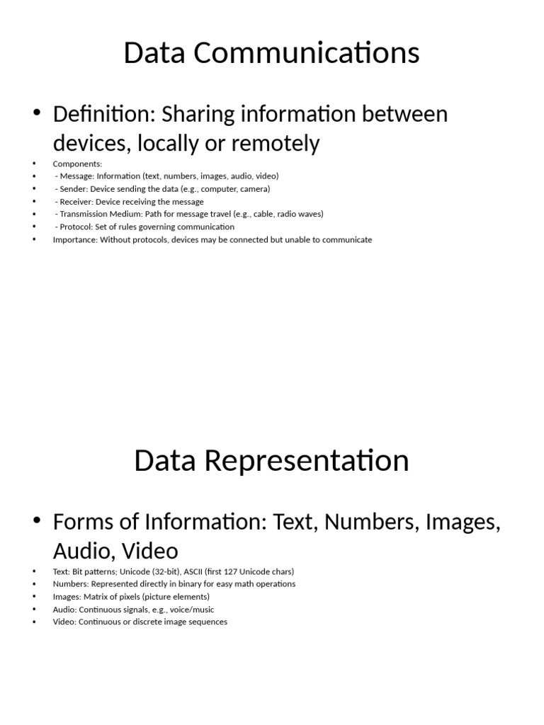 Unit1 Notes Part1 Detailed | PDF | Internet Protocol Suite | Computer ...