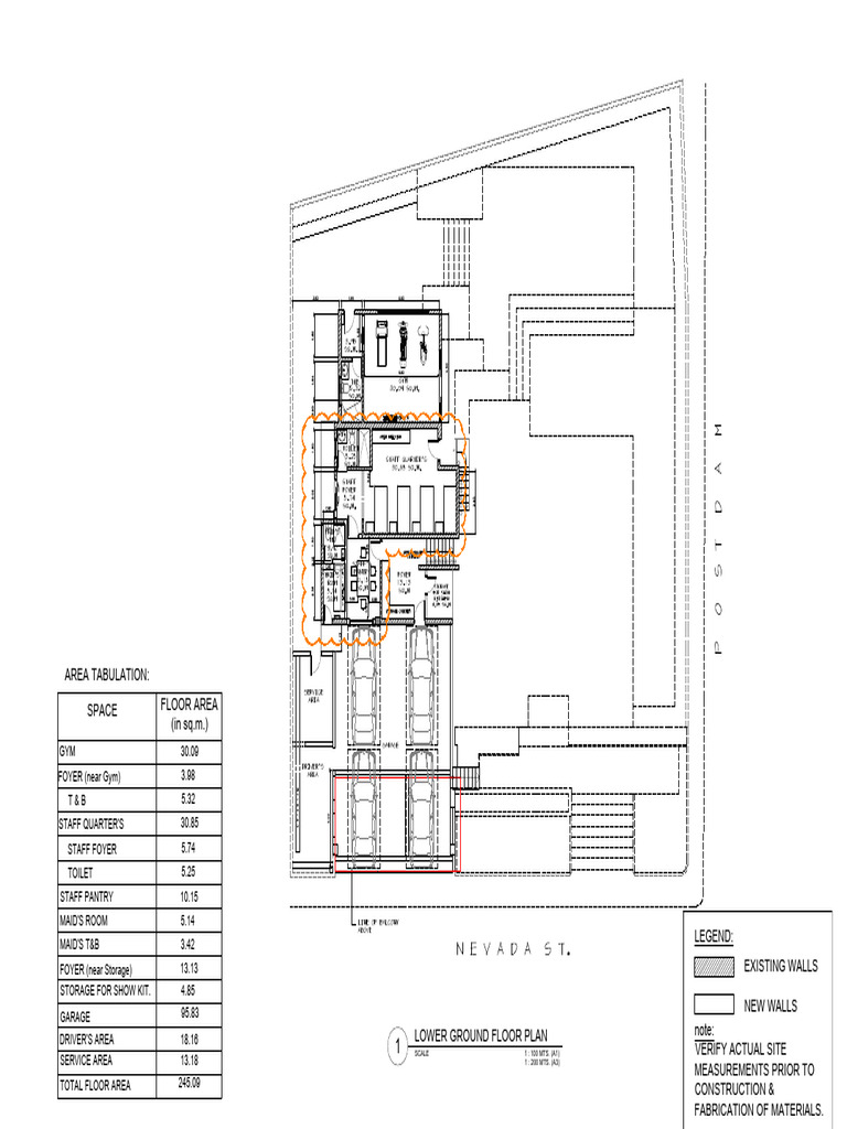 Detailed Floor Plans and Area Tabulations | PDF | Room | Home