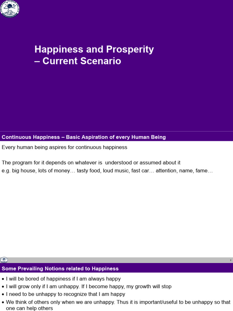 Understanding Happiness and Prosperity | PDF | Happiness | Emotions