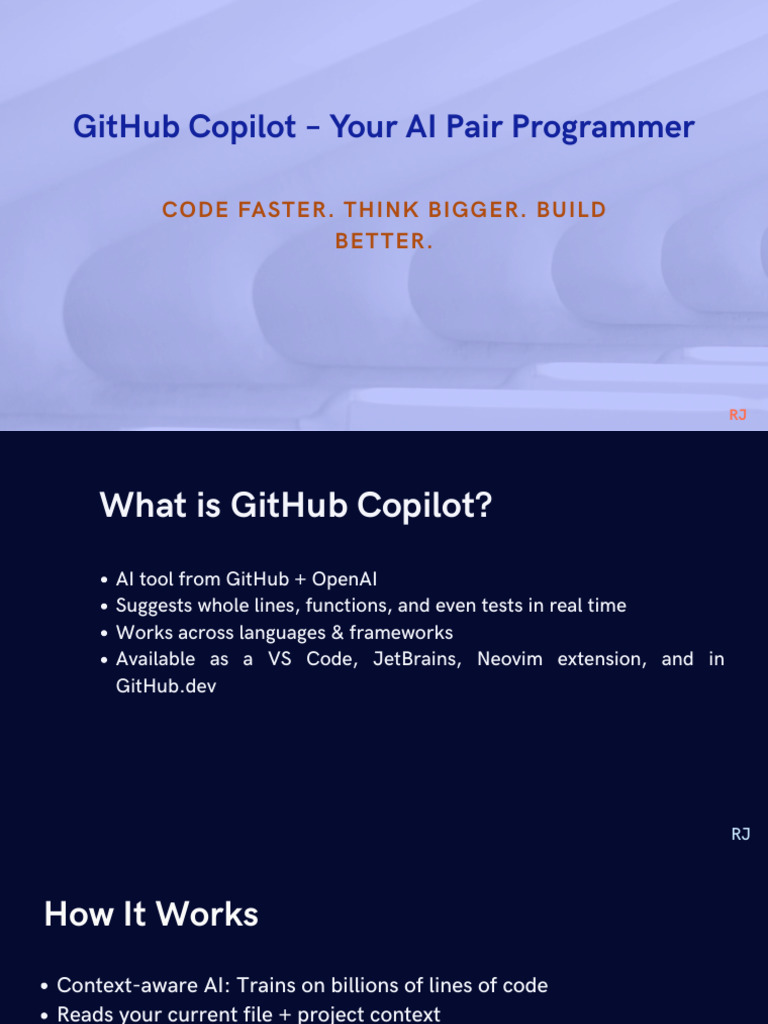GitHub Copilot - Your AI Pair Programmer | PDF | Artificial Intelligence | Intelligence (AI ...