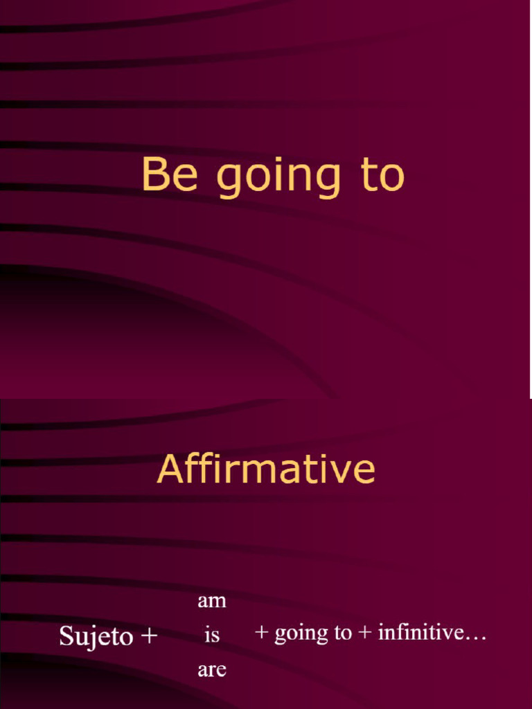 Uso Del Be Going To | PDF
