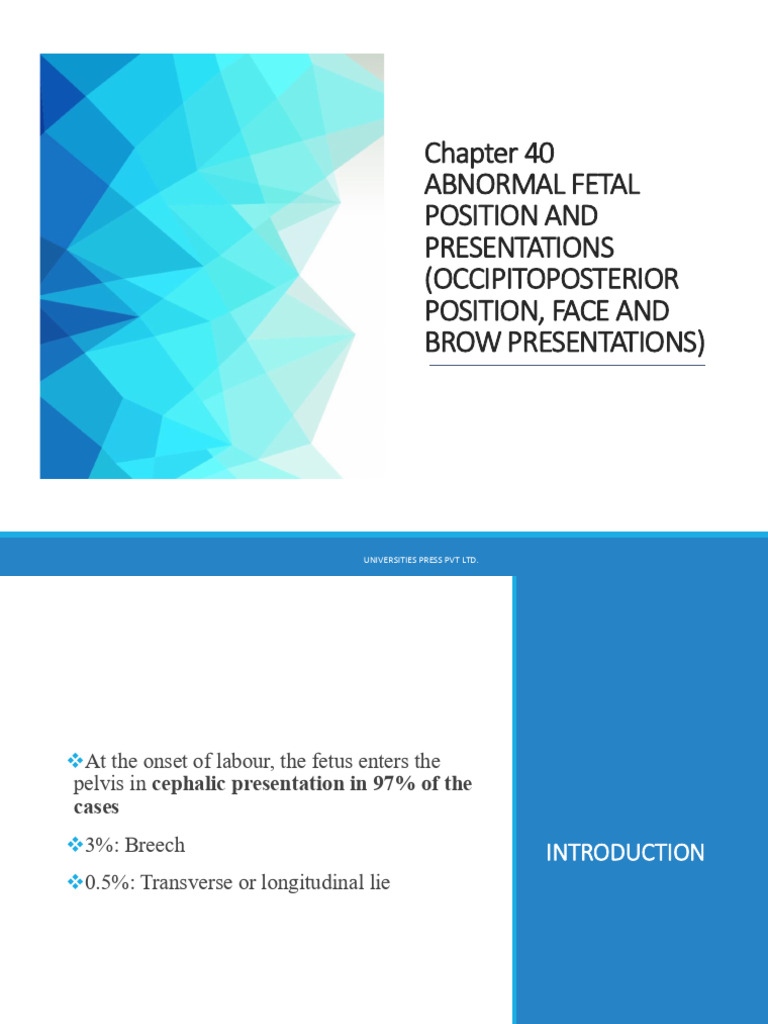 Abnormal Fetal Positions and Effects | PDF | Pelvis | Childbirth