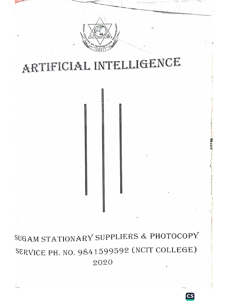 Artificial Intelligence Chapter1 | PDF