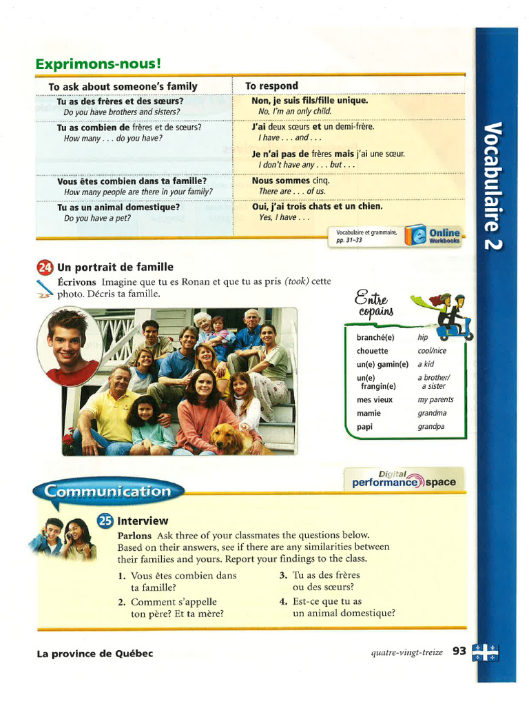 French 1A Pages 113 | PDF