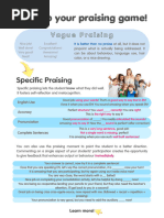 Classroom Praise Phrases Guide | PDF