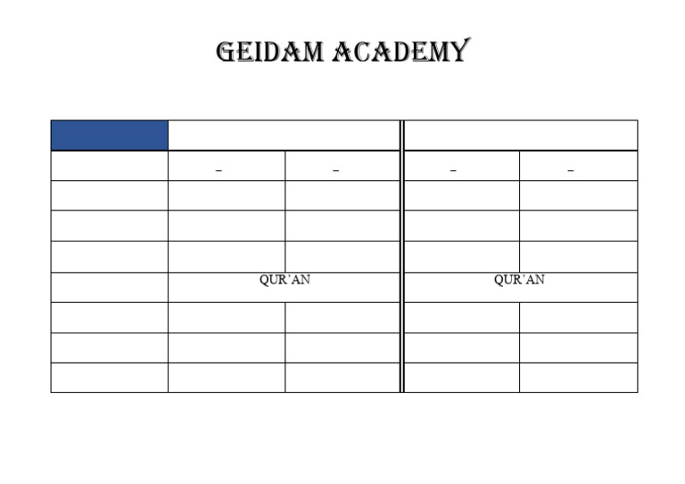 Third Term Exam Time Table | PDF