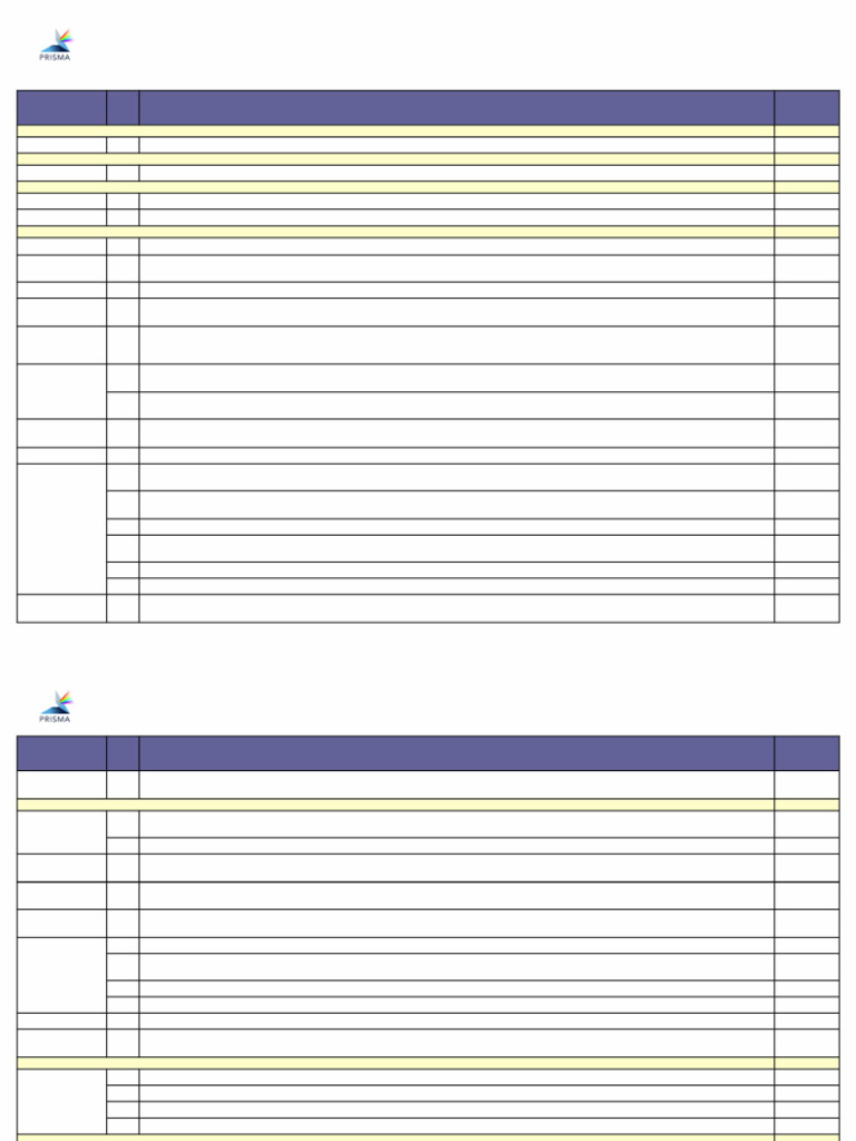 Checklist PRISMA 2020 em Português | PDF | Análise sistemática