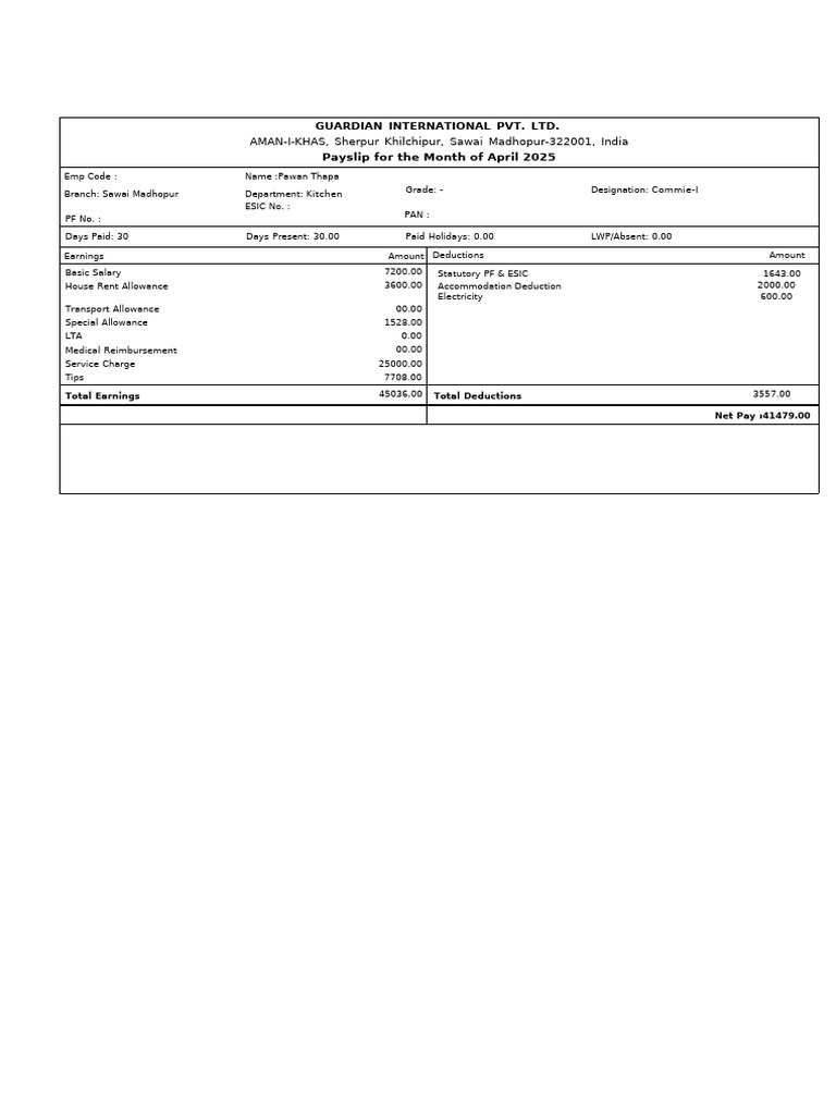 Pawan Thapa - April | PDF