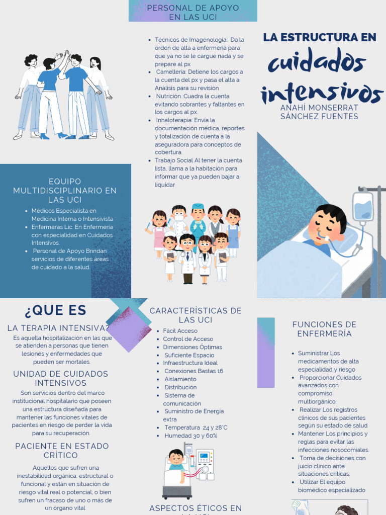 Características De La Uci Y Su Personal Pdf Unidad De Cuidados