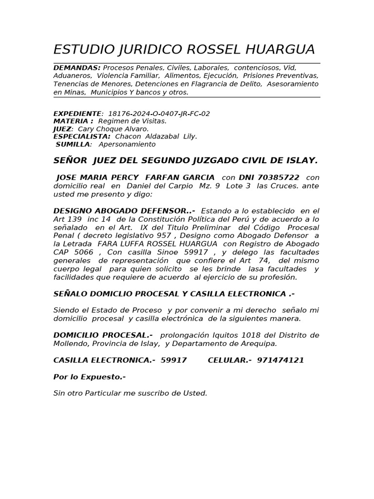 Jose Maria Farfan | PDF | Justicia | Crimen y violencia