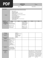 Grade R Movement Activity Plan Template | PDF | Physical Education ...
