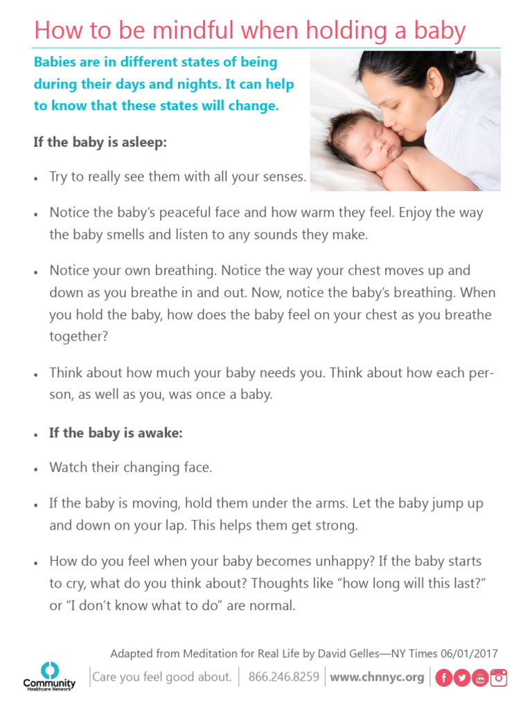 Mindful Baby Holding Techniques | PDF