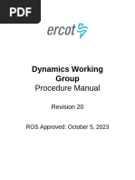 ERCOT Dynamics Working Group Manual | PDF | Electrical Impedance ...