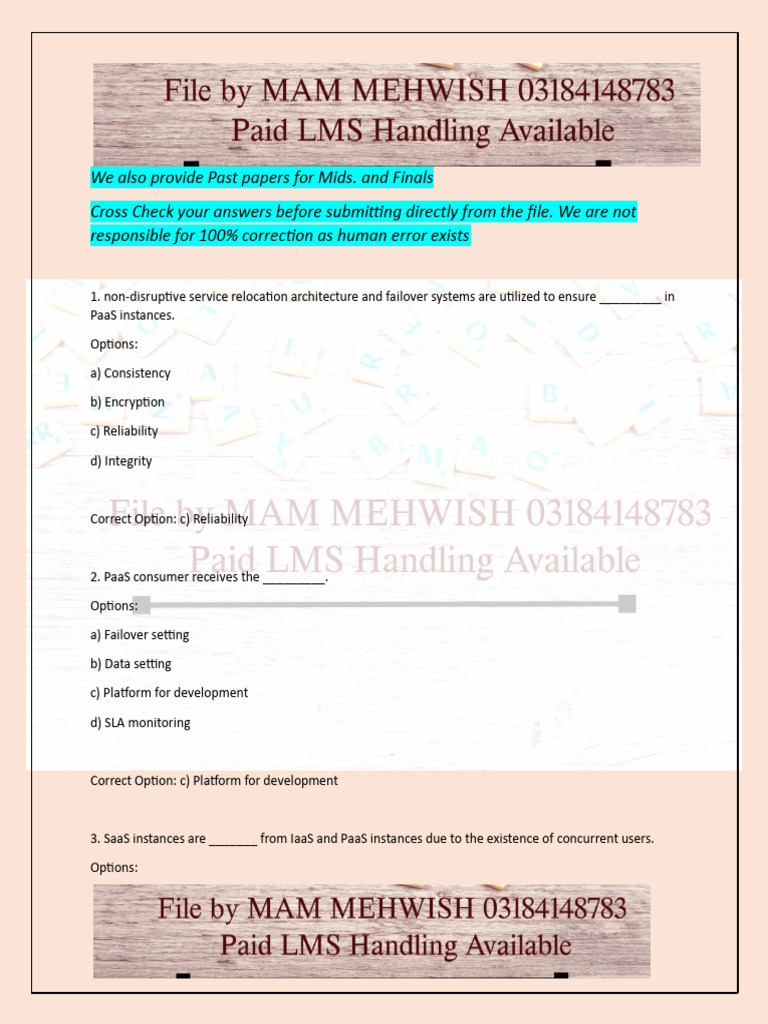 CS435 Quiz#3 12july23 FINALS by MISS MEHWISH | PDF