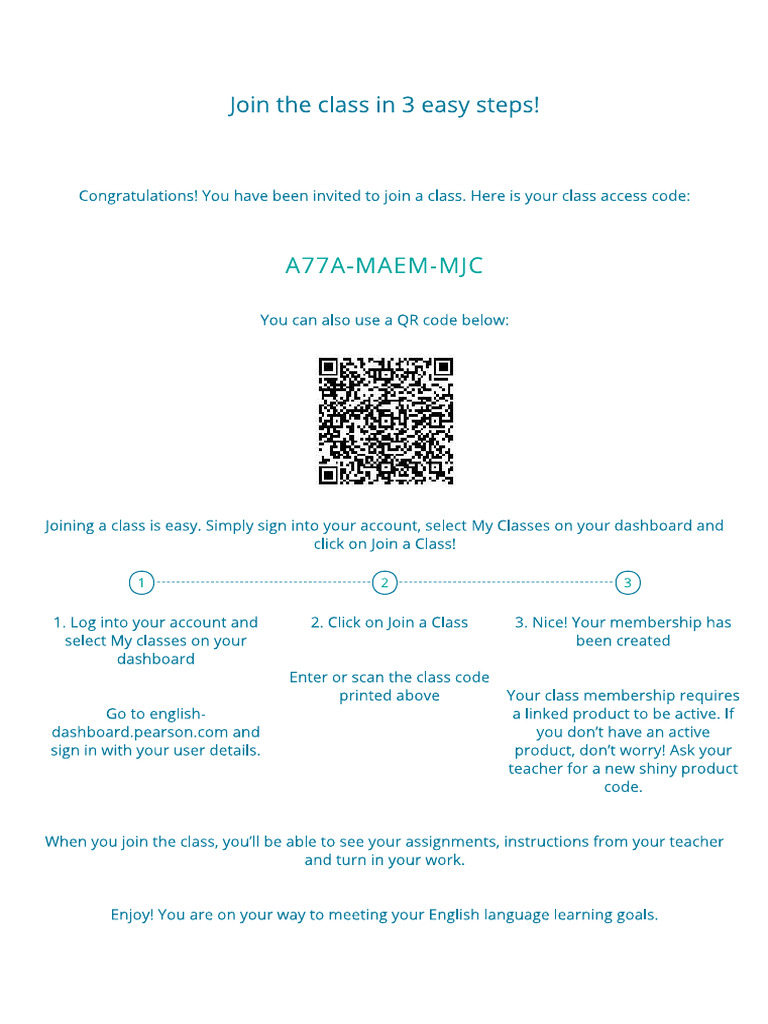 Registro Clase Big English | PDF