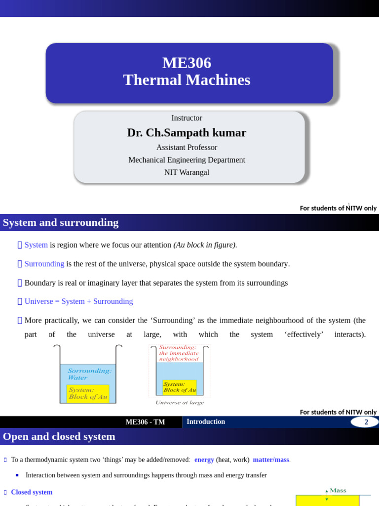 1 Introduction and Review of Basics | PDF | Heat | Temperature