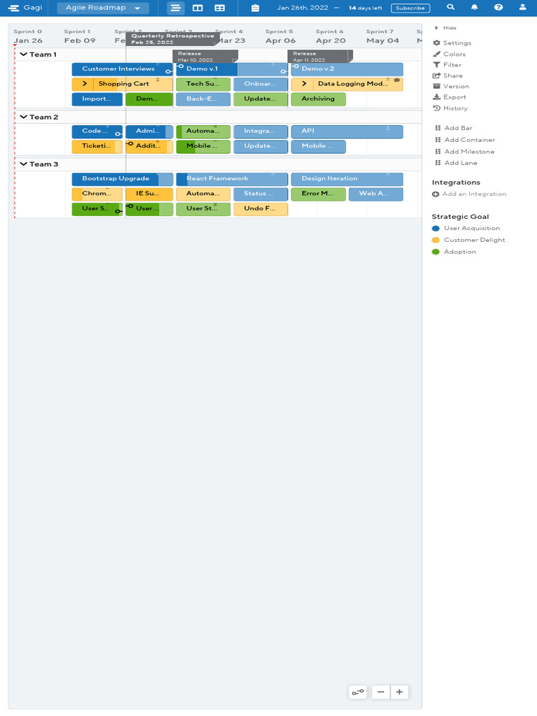 Agile Roadmap - ProductPlan | PDF | Computing | Software