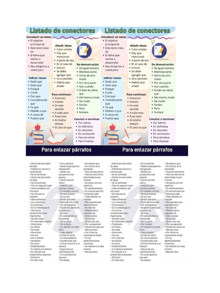 Conectores Para Imprimir Proyecto | PDF