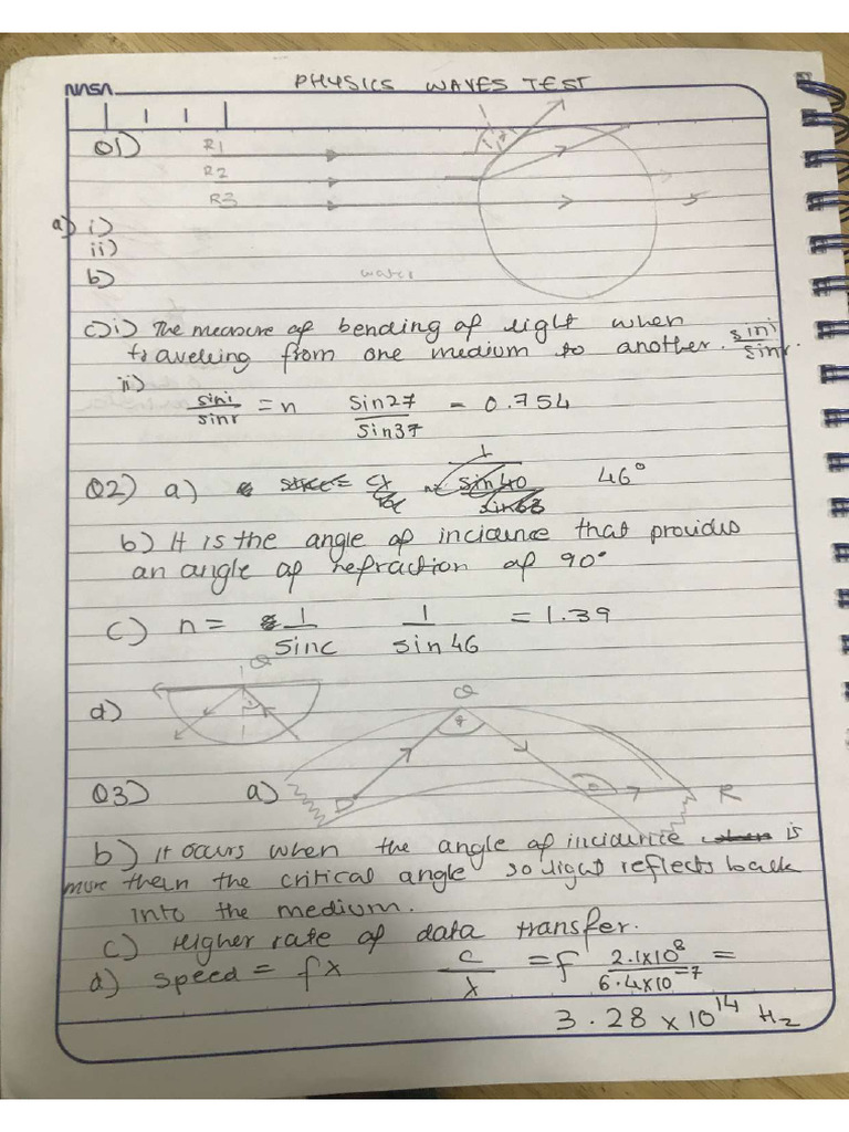 Phys Waves Test | PDF