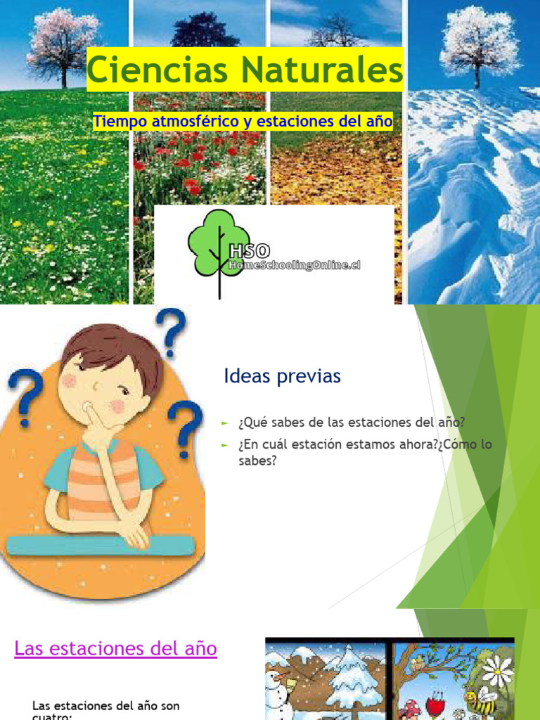 Estaciones del Año y su Clima | PDF | Invierno | Temporada de primavera)