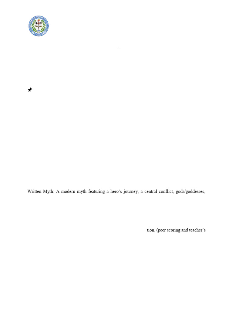 Quarter 1 Performance Tasks g10 English | PDF | Greek Mythology | Narrative