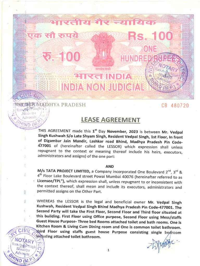 Lease Vedpal Old | PDF