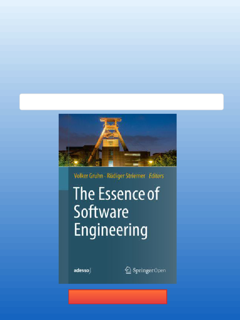 The Essence of Software Engineering Volker Gruhn PDF Download | PDF ...