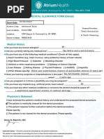 DD 2813 - Dental Exam Form | PDF | Periodontology | Dentistry
