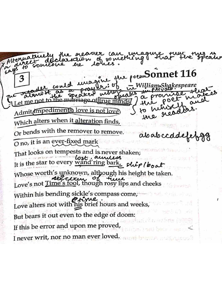 Sonnet 116 | PDF