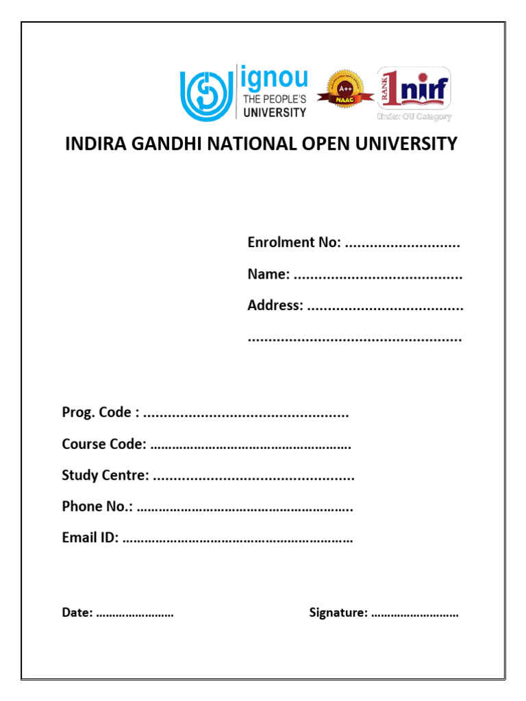 Front Page Pdf