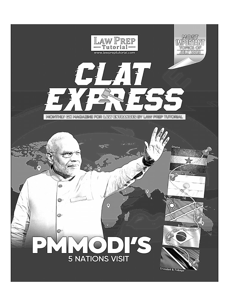 Clat Express July 2025 | PDF