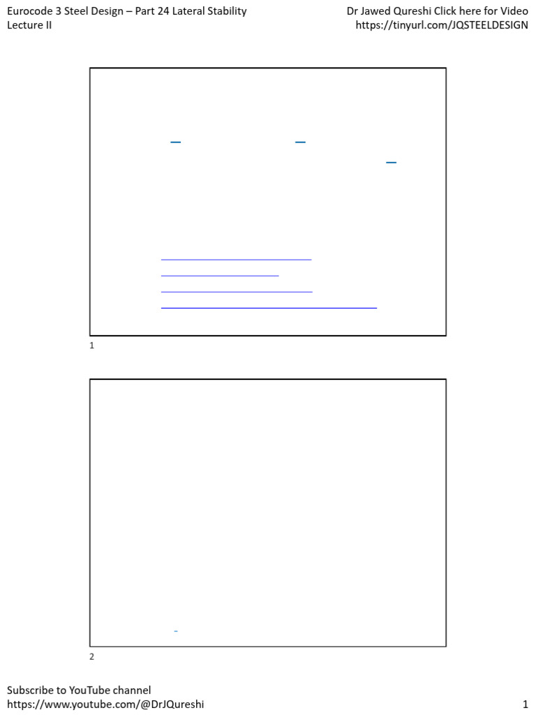 Eurocode 3 Steel Design: Lateral Stability | PDF | Framing ...