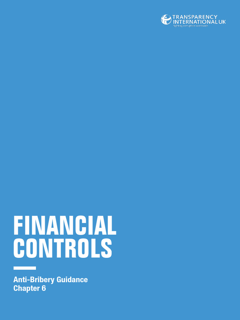 Financial Controls - Anti-Bribery Guidance | PDF | Audit | Internal Audit
