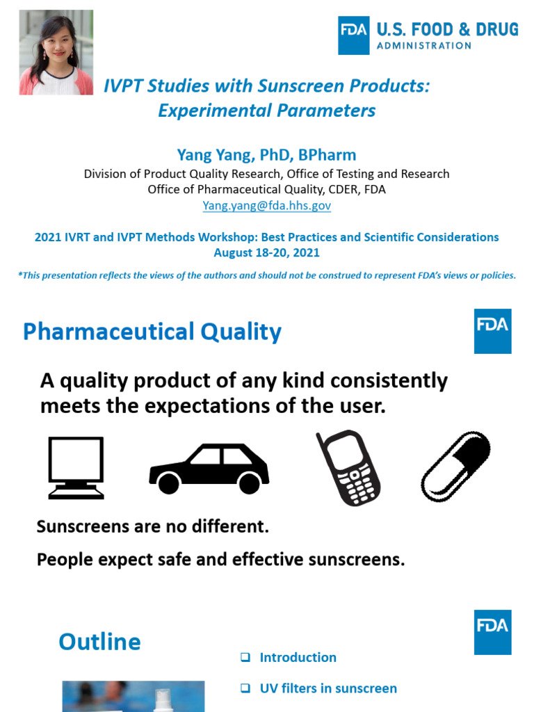 IVPT Methodology for Sunscreen Evaluation | PDF | Sunscreen | Topical ...