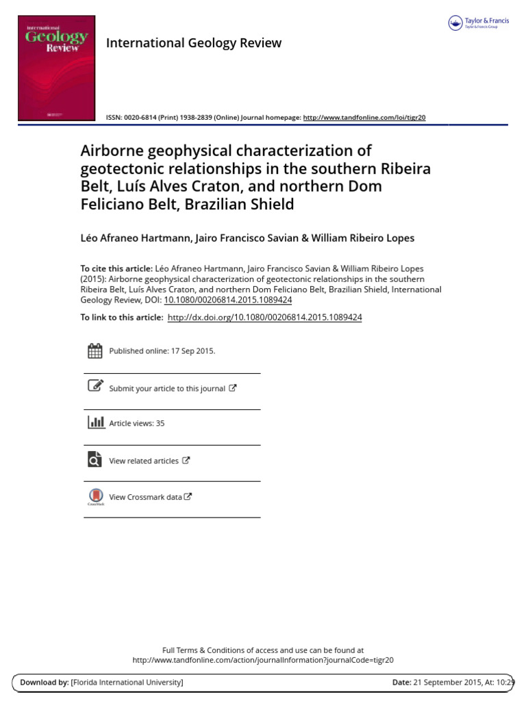 Hartmann - Et - Al - 2015 Airborne Geophysical Characterization of ...