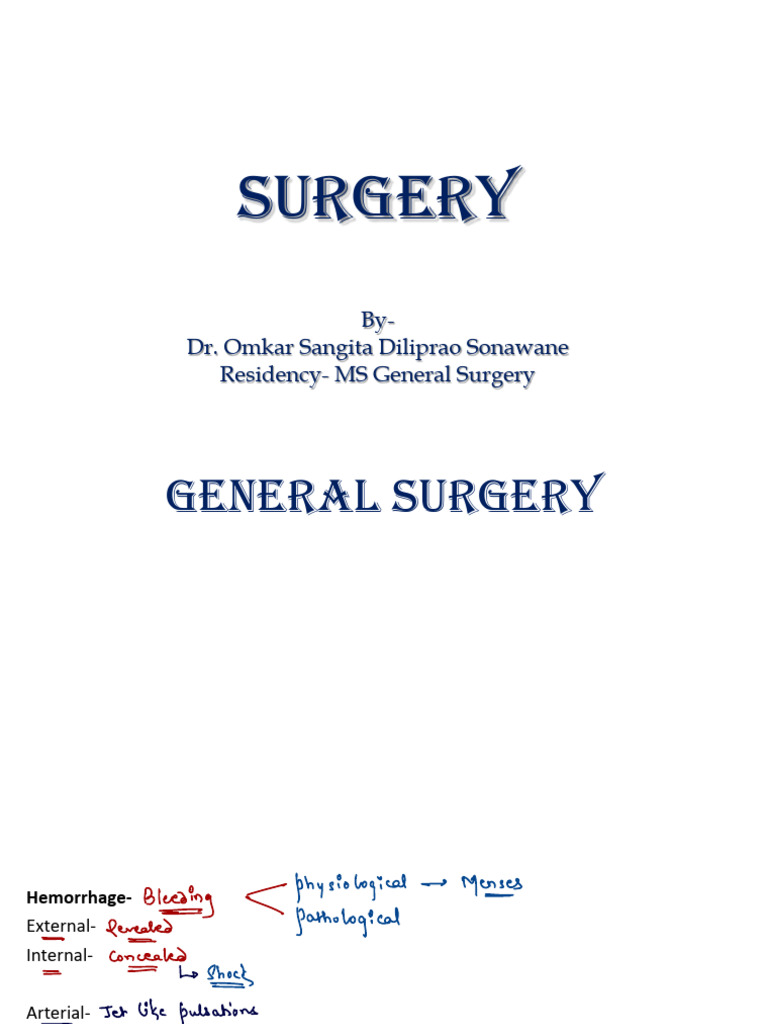 Surgical Management of Hemorrhage and Trauma | PDF | Hemorrhoid ...